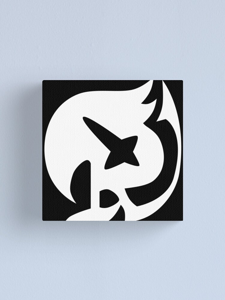 "Fairy Tail - Raven Tail Symbol" Canvas Print for Sale by elizaldesigns ...