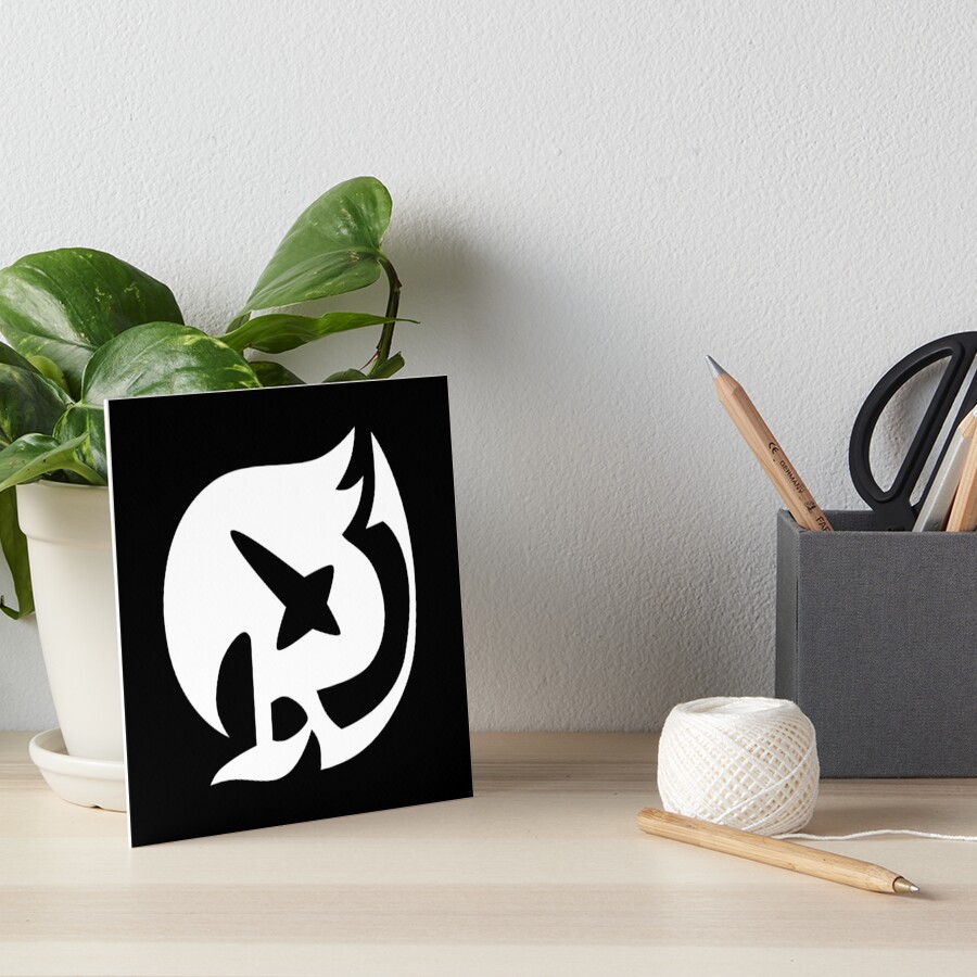 "Fairy Tail - Raven Tail Symbol" Art Board Print by elizaldesigns ...