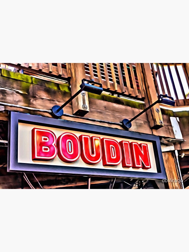 "Boudin Bakery Sign" Sticker for Sale by dbvirago | Redbubble