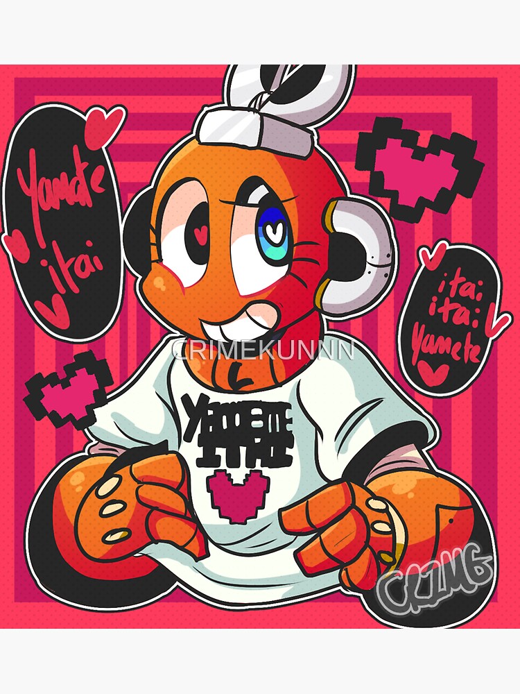 "Cut that out" Sticker by CRIMEKUNNN | Redbubble