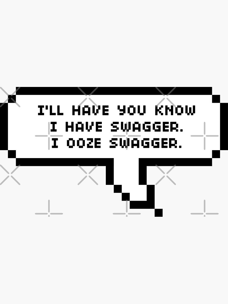"swagger" Sticker by sciles | Redbubble