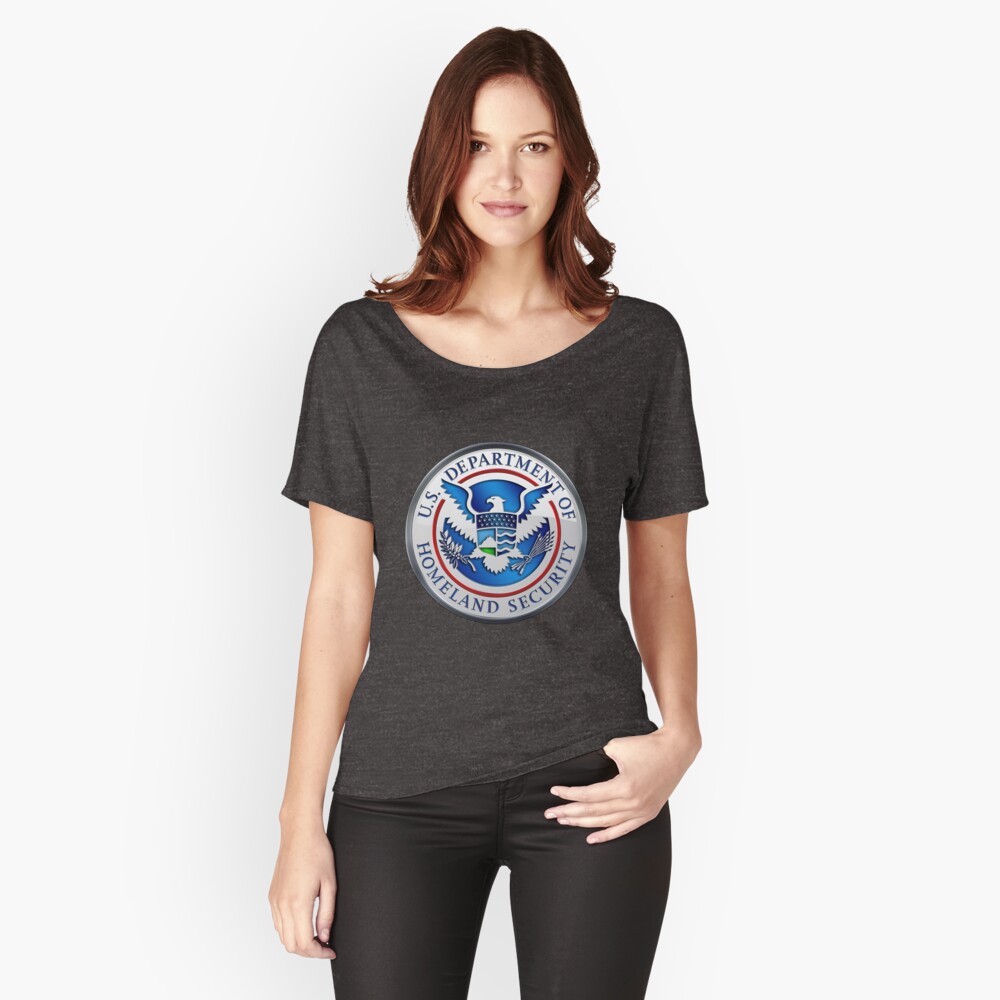 "Department of Homeland Security - DHS Emblem 3D on Blue Velvet ...