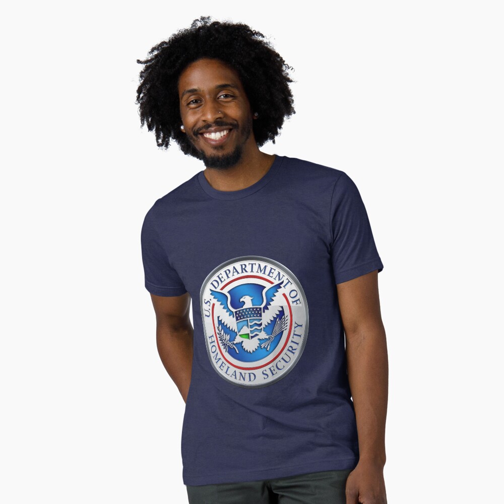 "Department of Homeland Security - DHS Emblem 3D on Blue Velvet ...