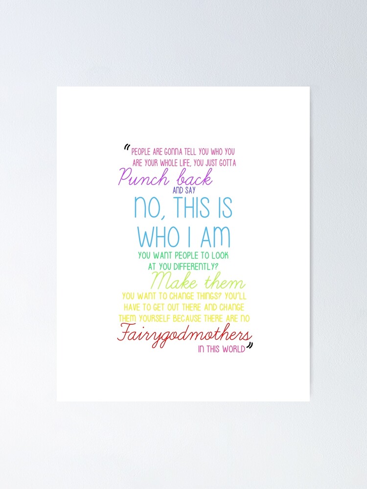 "Once Upon a Time - Emma Swan Quote Rainbow" Poster by lauravanniekerk ...