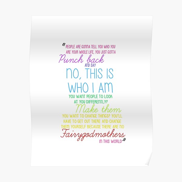 "Once Upon a Time - Emma Swan Quote Rainbow" Poster by lauravanniekerk ...