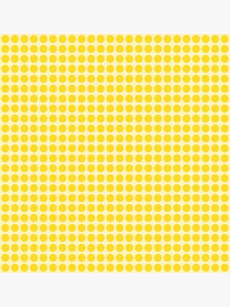 "Yellow Mini Dots. Cheerful. Geometric. Minimalist. Monochromatic ...