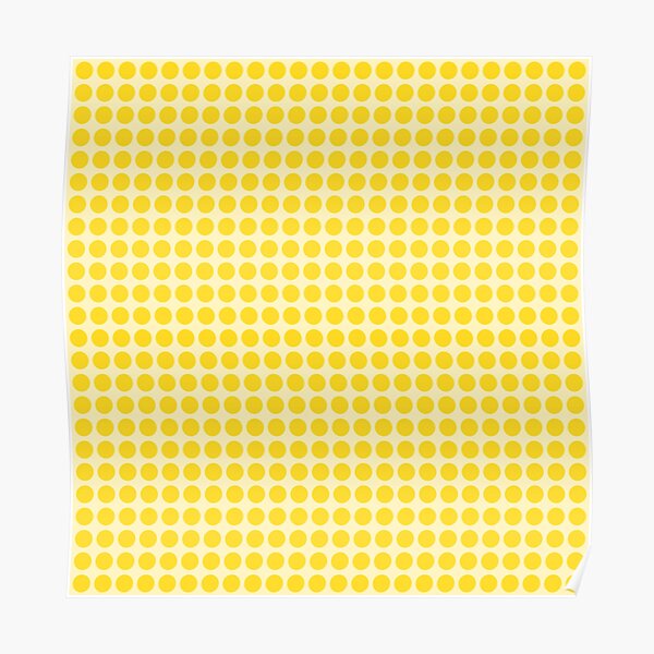 "Yellow Mini Dots. Cheerful. Geometric. Minimalist. Monochromatic ...