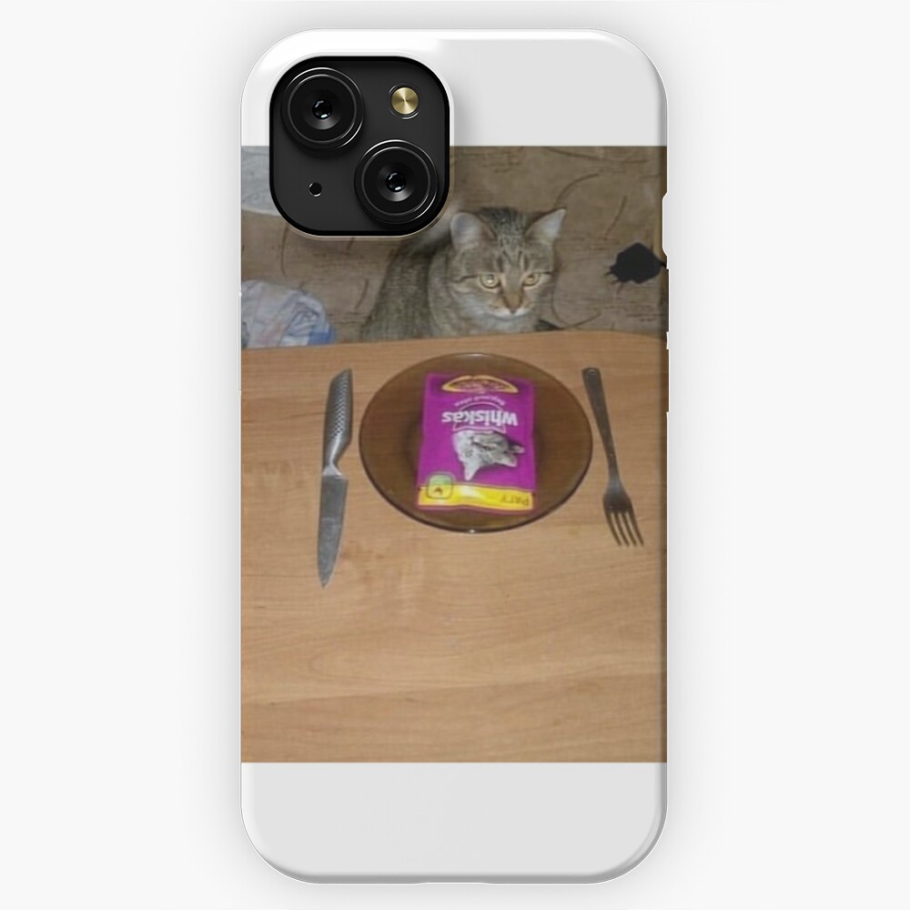 "Cat eating" Sticker for Sale by noodlesaur | Redbubble