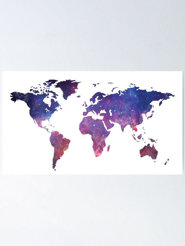 "Galaxy Map" Poster by Liniskop | Redbubble