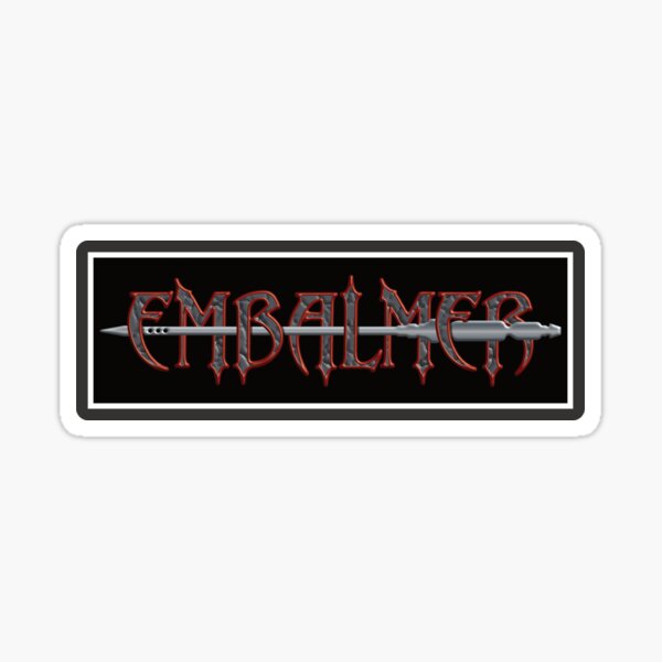 "Embalmer Trocar Weave" Sticker for Sale by NoBonesLife | Redbubble
