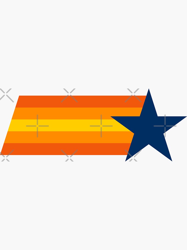 "Stros Shooting Star, White" Sticker by SaturdayAC | Redbubble