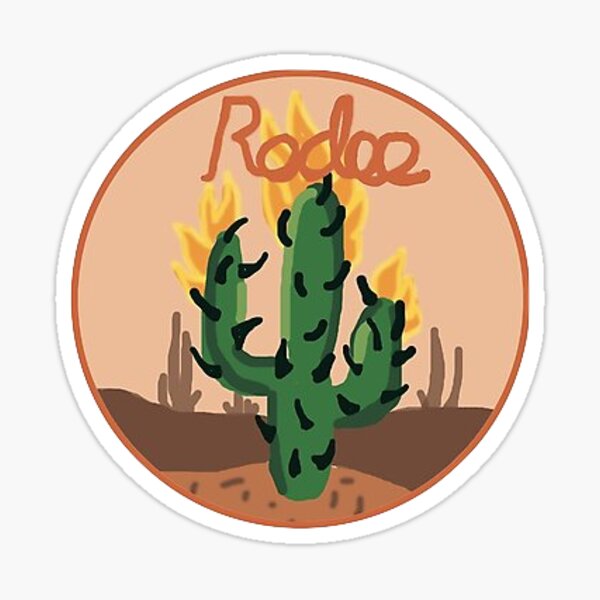 "rodeo logo sticker" Sticker for Sale by ashleyoheb | Redbubble