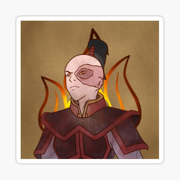 "Zuko, The Prince of Honor and the Fire Nation" Sticker by davidbowles1 ...
