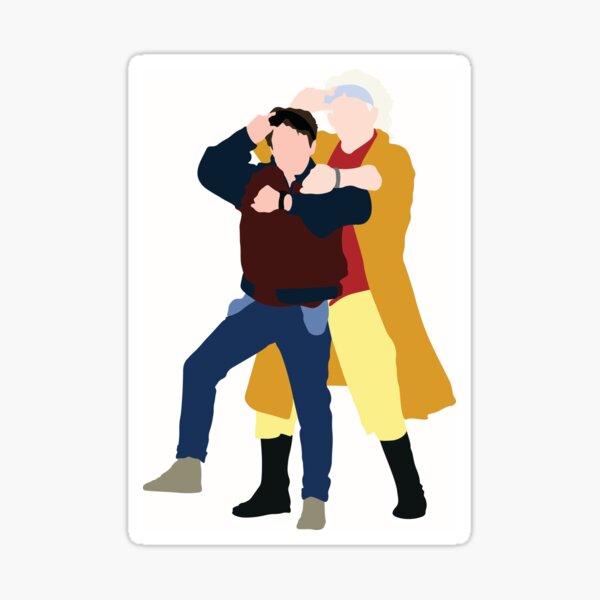 "Back in Time" Sticker for Sale by FutureSpace | Redbubble