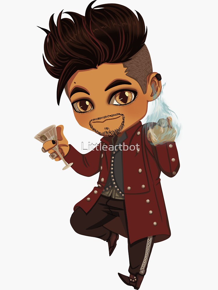 "Magnus" Sticker for Sale by Littleartbot | Redbubble