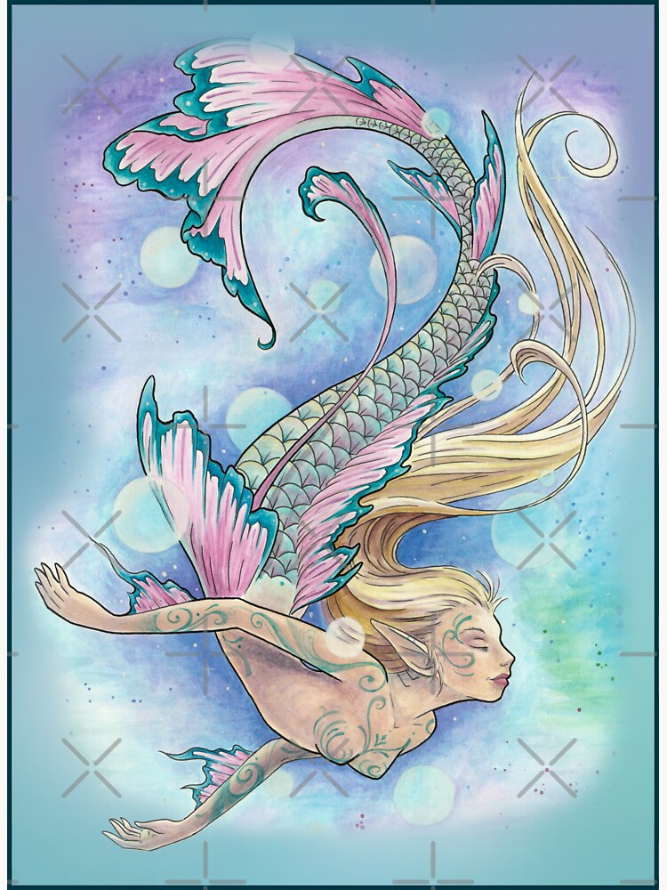 "Float & Flow" Sticker for Sale by SharpTattoos | Redbubble