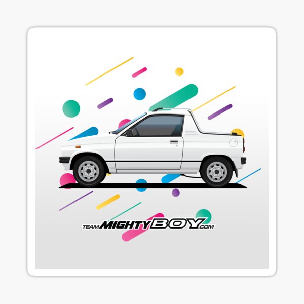 "Suzuki MightyBoy pop art" Sticker for Sale by teammightyboy | Redbubble