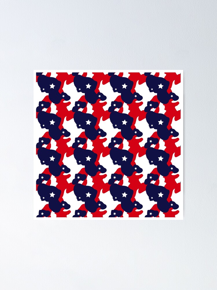 "Patriotic Pattern | United States Of America USA" Poster for Sale by ...