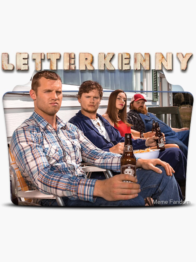 "The Letterkenny Gang" Sticker for Sale by Scottk23 | Redbubble