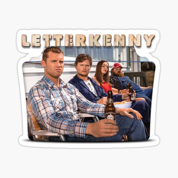 "The Letterkenny Gang" Sticker for Sale by Scottk23 | Redbubble