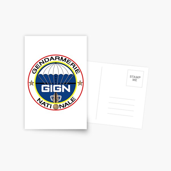 "GIGN logo" Postcard for Sale by MatthewCHRC | Redbubble