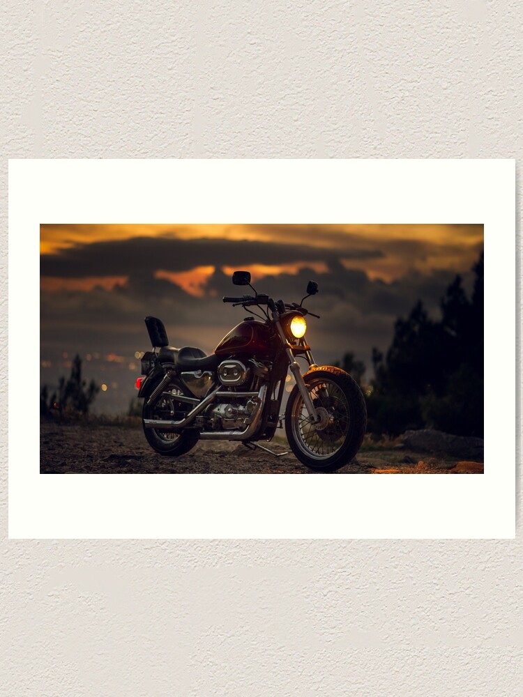 "Harley Davidson Motorcycle" Art Print for Sale by Athanasios Maikousis | Redbubble