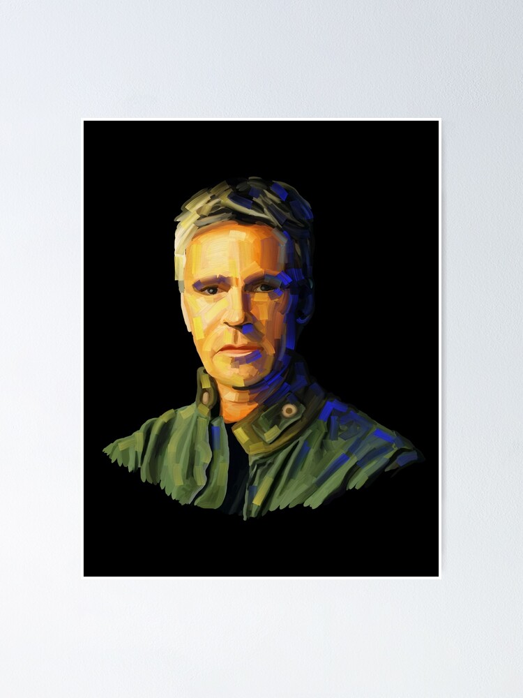 "Richard Dean Anderson" Poster by meganpalmer | Redbubble