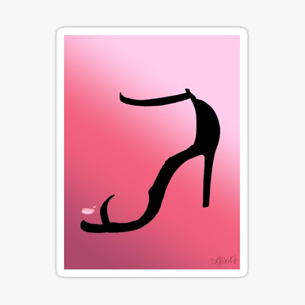 "High Heels" Sticker for Sale by Dave1974 | Redbubble