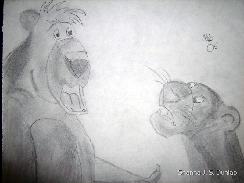 "Jungle Book Sketch" by Shanna J. S. Dunlap | Redbubble