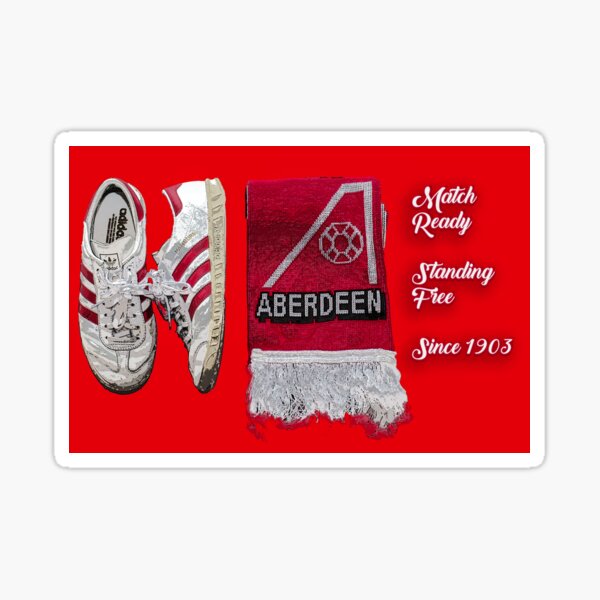 "Aberdeen.......Match Ready " Sticker for Sale by grantspics | Redbubble