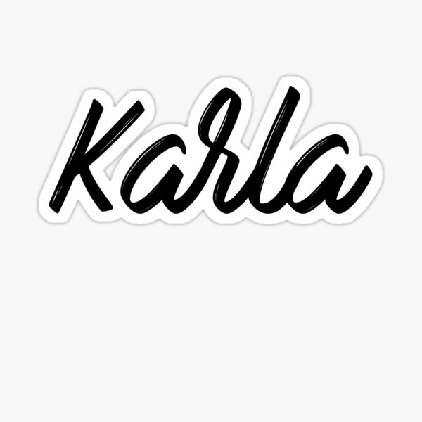 Pegatinas: Nombre De Karla | Redbubble