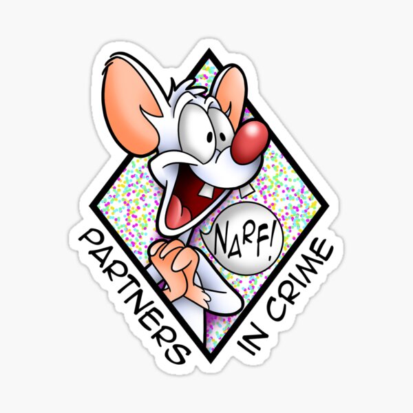 Pinky And The Brain Stickers | Redbubble