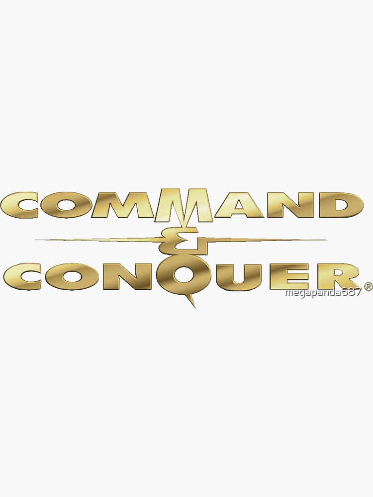 "Command and Conquer Logo (T-Shirts)" Sticker for Sale by megapanda687 ...