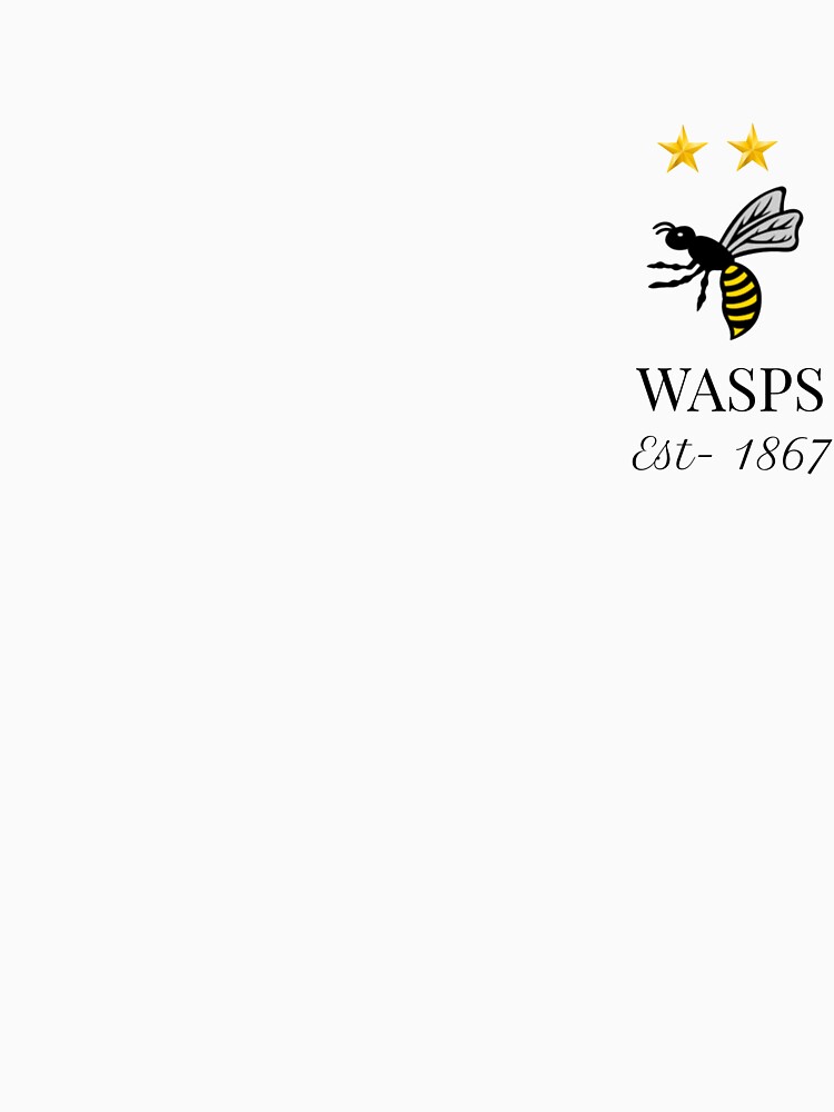"Wasps Rugby Great Gifts" T-shirt for Sale by Merricks1982 | Redbubble ...