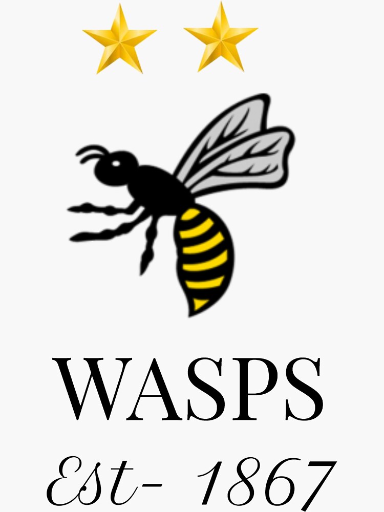 "Wasps Rugby Great Gifts" Sticker for Sale by Merricks1982 | Redbubble