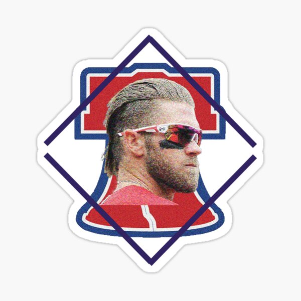 "Bryce Harper Phillies" Sticker for Sale by GlazeDesigns | Redbubble