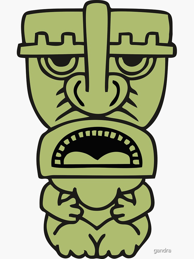 "demons, mask, mayan, aztec, indian" Sticker for Sale by gandra | Redbubble