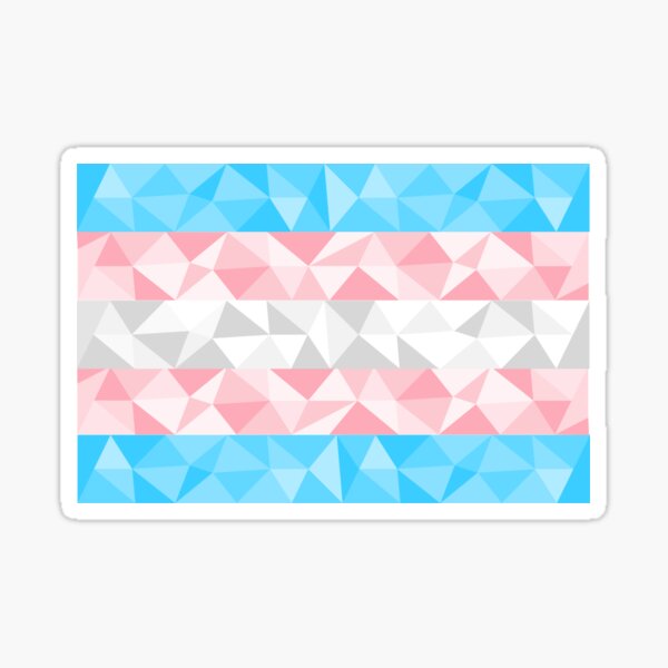 "Trans Flag" Sticker by maya-reinstein | Redbubble