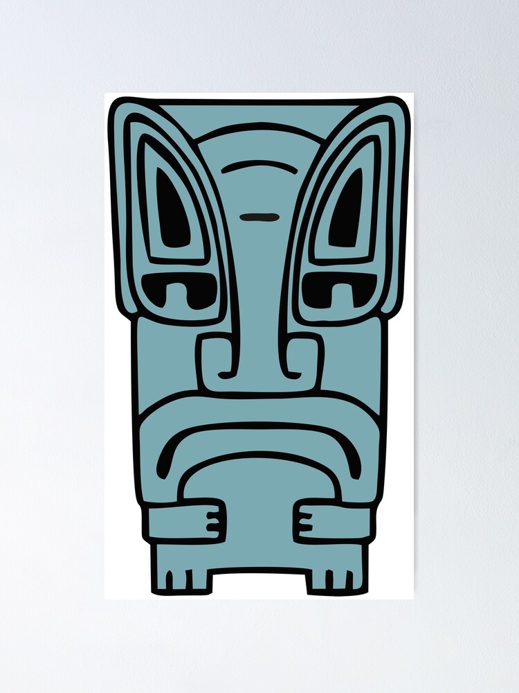 "demons, mask, mayan, aztec, indian" Poster by gandra | Redbubble