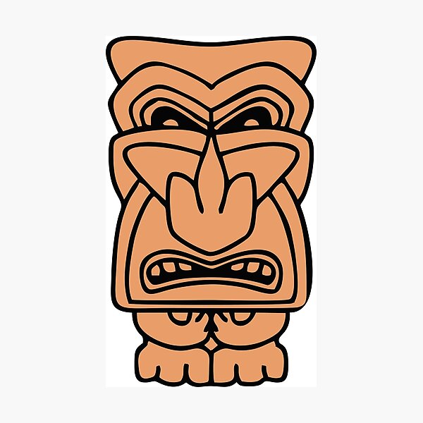 "demons, mask, mayan, aztec, indian" Photographic Print for Sale by ...