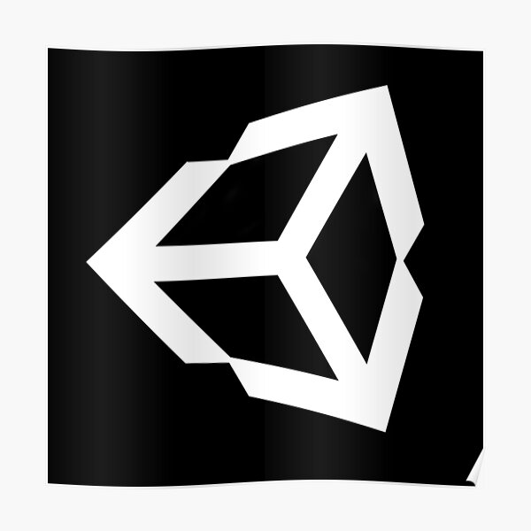 "Unity Logo Game Development Design" Poster for Sale by workshoptourist ...