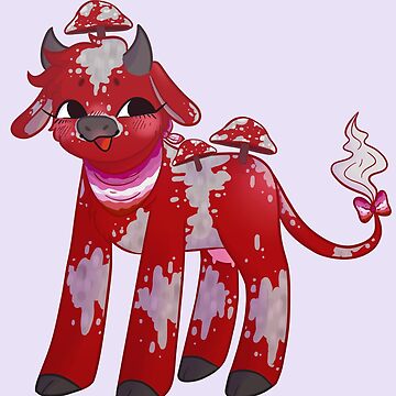 "Minecraft Mooshroom" Art Board Print for Sale by Rainb0w-S0da | Redbubble