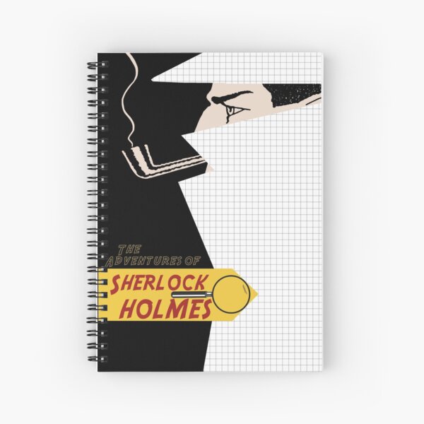 "The adventures of sherlock holmes" Spiral Notebook by mkey | Redbubble