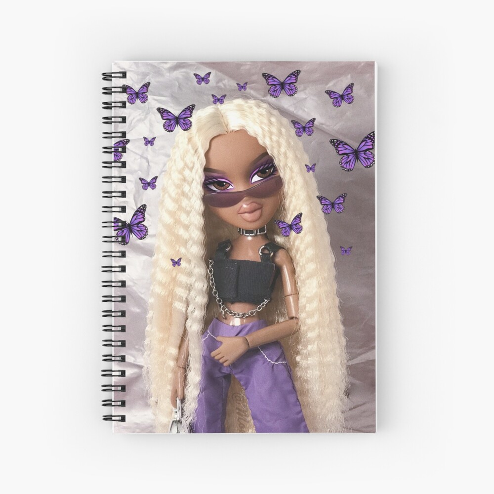 "Bratz Butterfly Punk Sasha " Spiral Notebook for Sale by Monsterlool ...