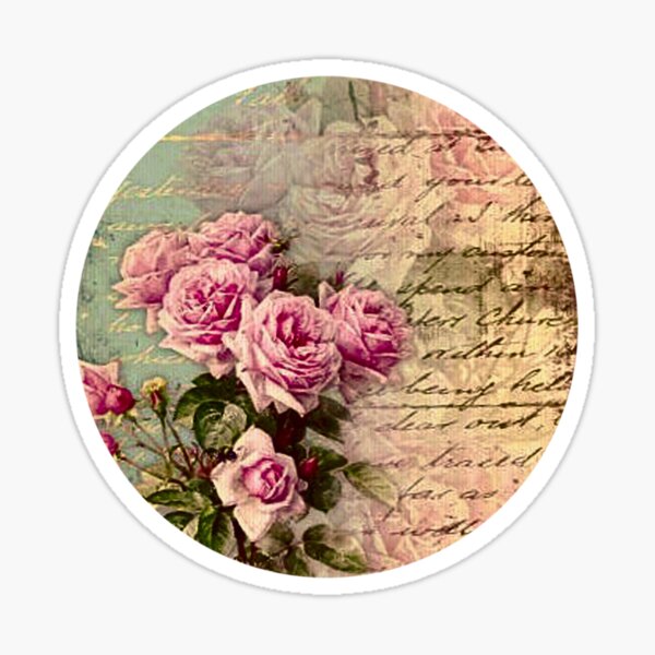 "French country chic collage" Sticker for Sale by love999 | Redbubble