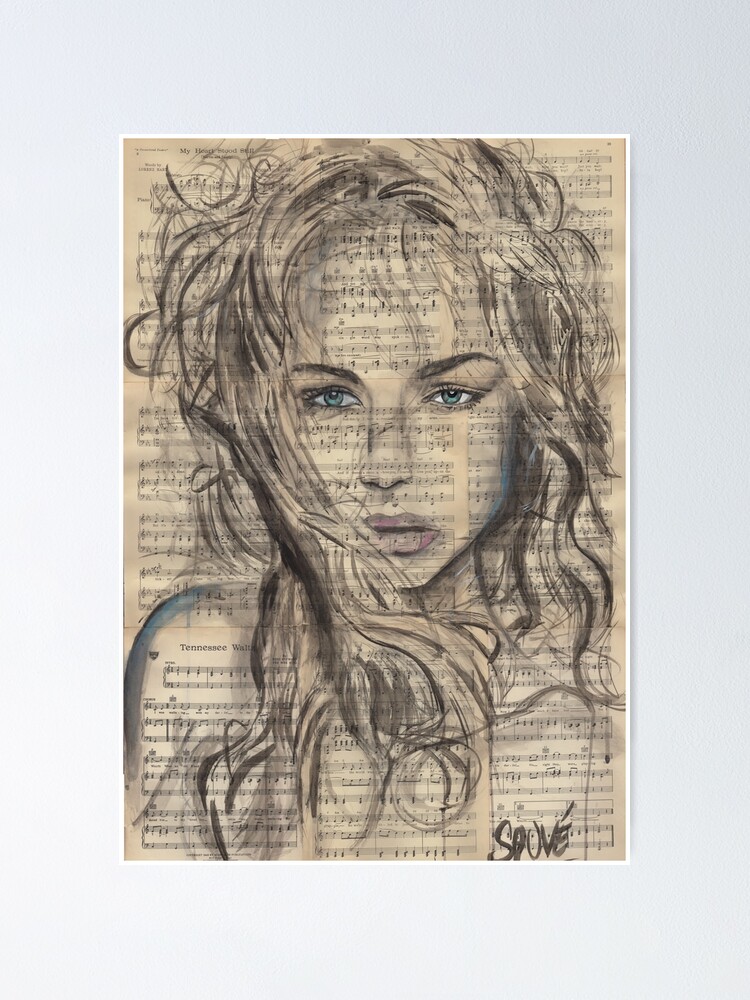 "Missing You portrait art" Poster by jasonsauve | Redbubble