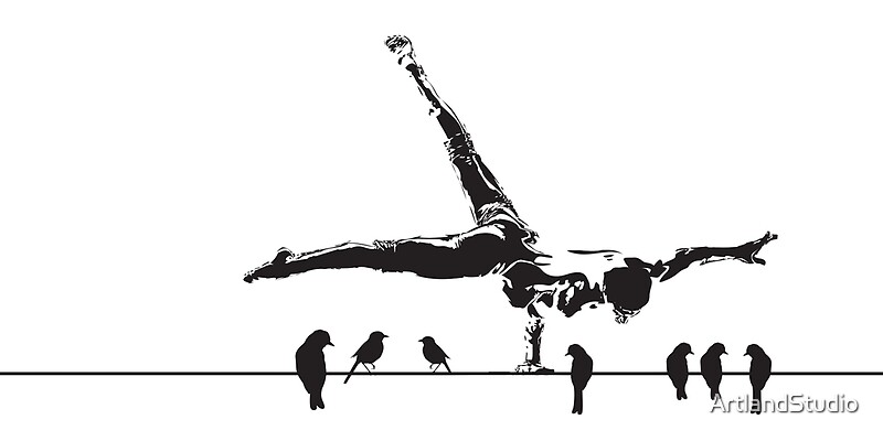 "Hand Balance Art" by ArtlandStudio | Redbubble