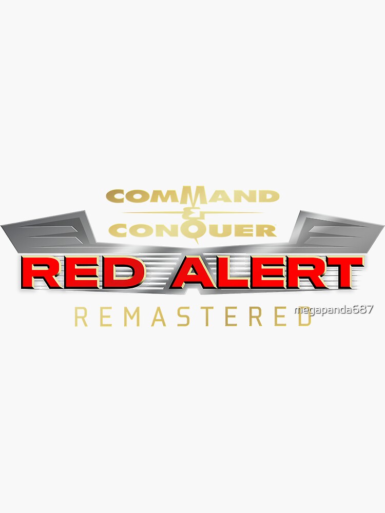 "Command and Conquer - Red Alert: Remastered Logo" Sticker for Sale by ...
