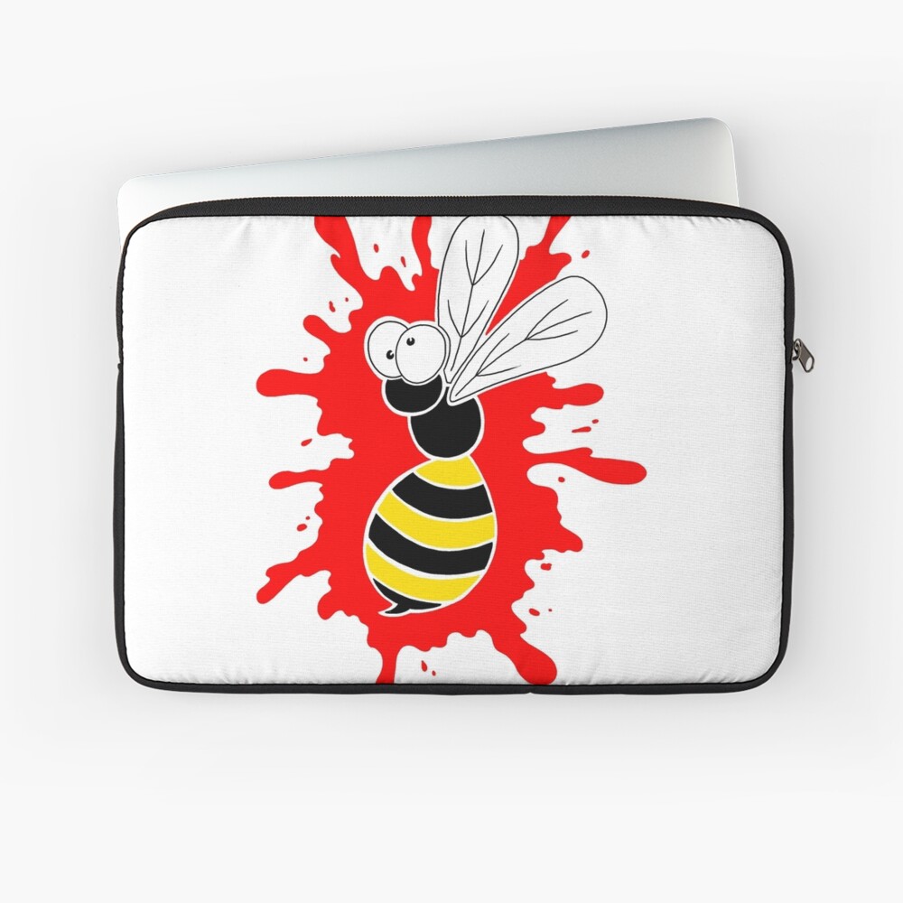 "Wasp Splat - Red" Sticker for Sale by Calvin Innes | Redbubble