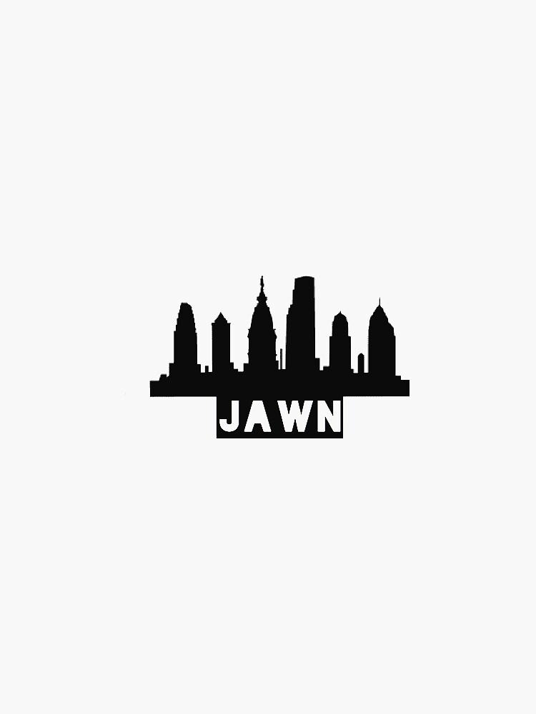 "Jawn" Sticker by ms-molly | Redbubble